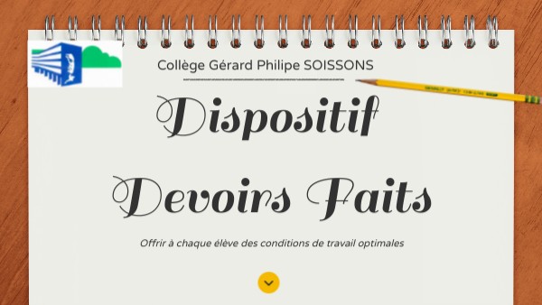 Dispositif Devoirs Faits | Genially