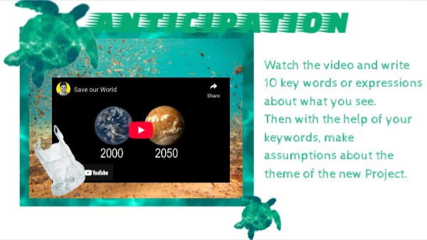 (TERM / 2025) THERE IS NO PLANET B : GET INVOLVED GO GREEN! | Genially