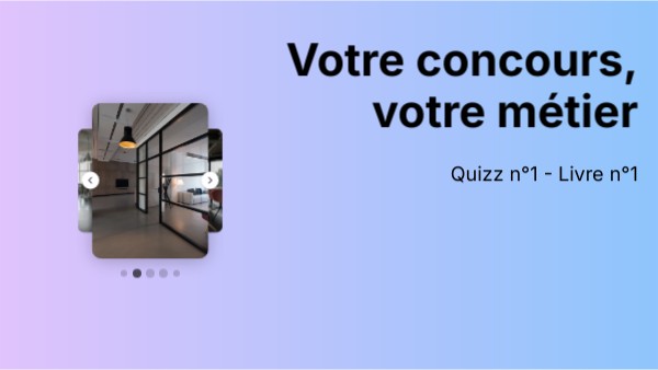 Votre concours, votre métier | Genially