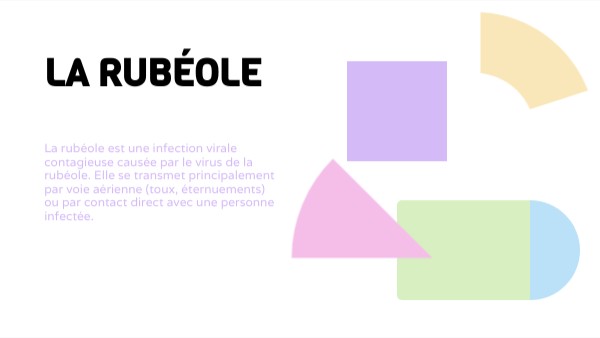 La rubéole et la scarlatine | Genially