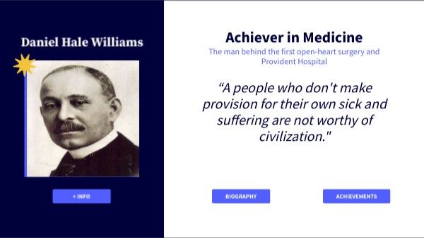 Daniel Hale Williams | Genially