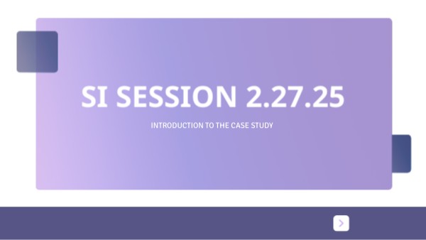 SI Session 2.27.25 | Genially