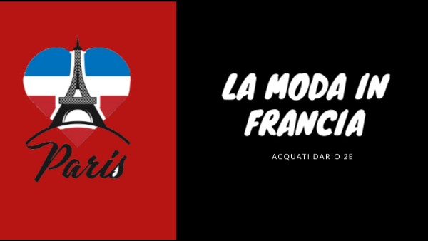 La moda in Francia | Genially