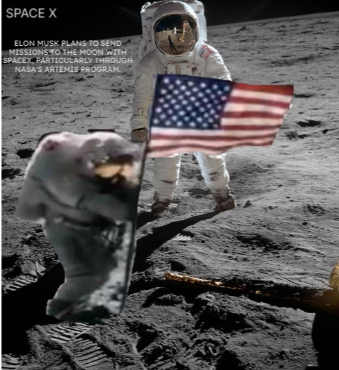 Elon Musk plans to send missions to the Moon with SpaceX, particularly through NASA's Artemis ...