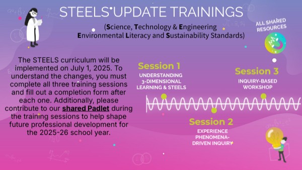 STEELS Update Training for New Teachers | Genially