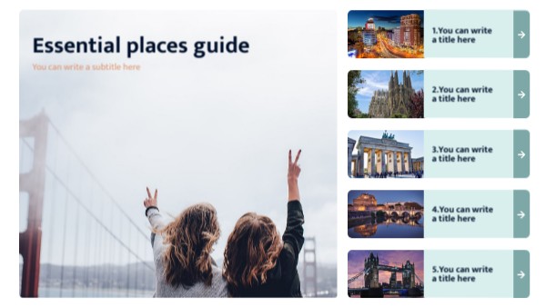 ESSENTIAL PLACES GUIDE | Genially