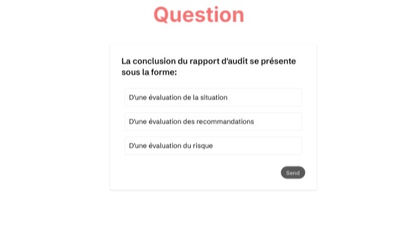 La conclusion du rapport d'audit | Genially