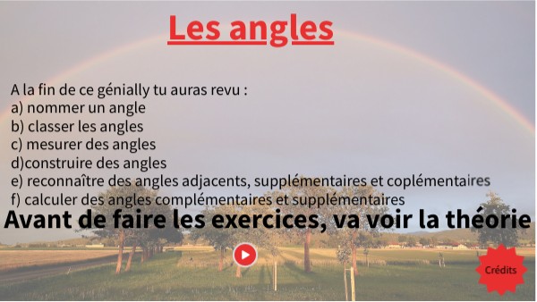 Les angles | Genially