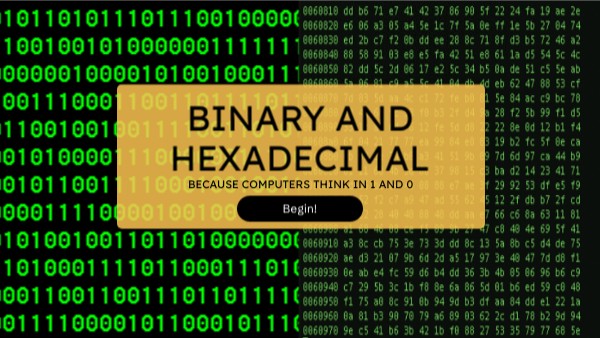 Binary and hexadecimal | Genially