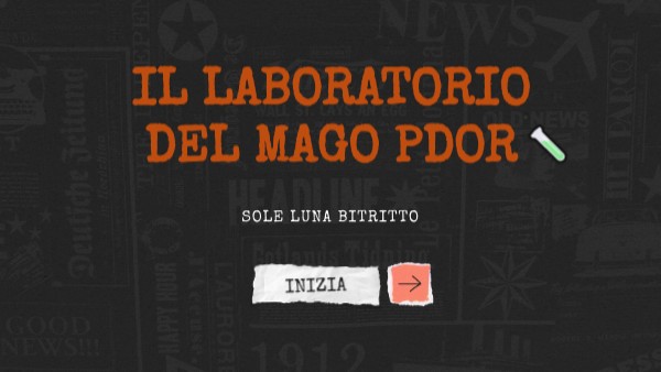 IL LABORATORIO DEL MAGO PDOR | Genially