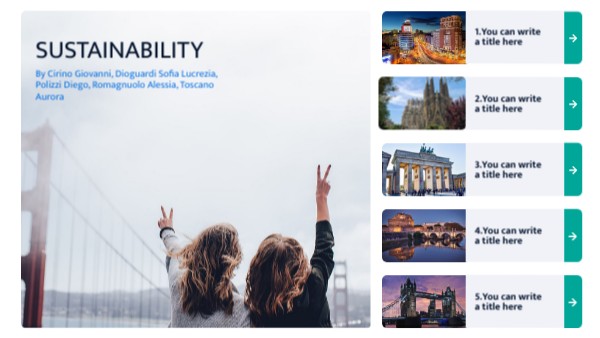 SUSTAINABILITY | Genially