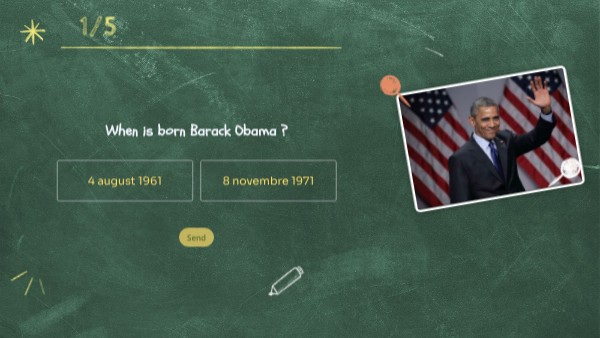 Quiz barack obama | Genially