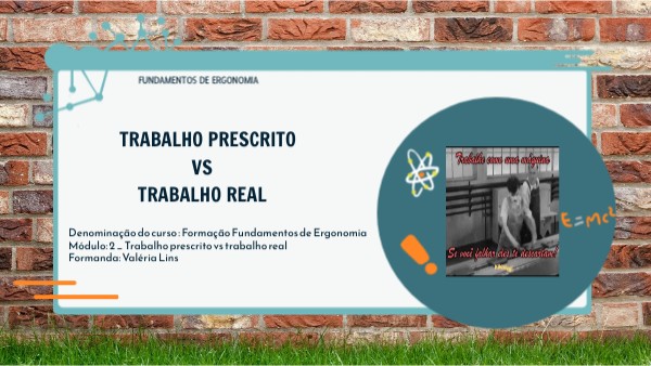 Trabalho prescrito | Genially