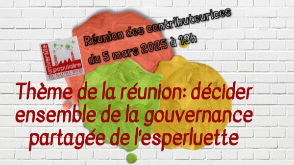 Réunion des contributeurices du 5 mars 25 | Genially
