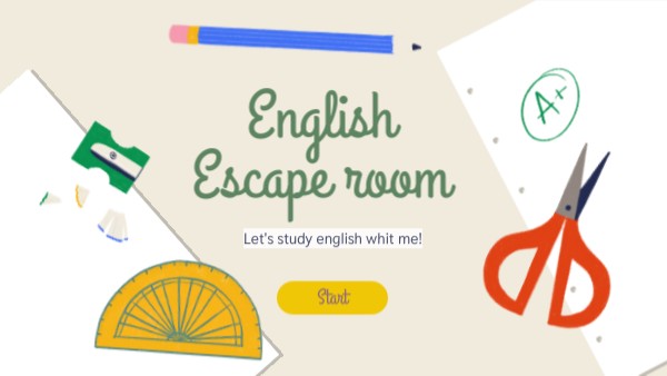 English Escape room | Genially