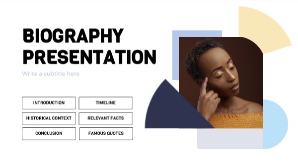 Biography presentation | Genially