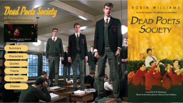 Dead Poets Society | Genially