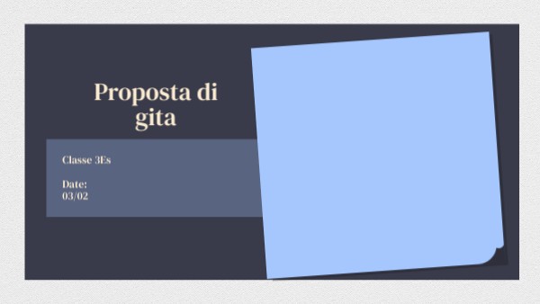 Proposta di gita | Genially