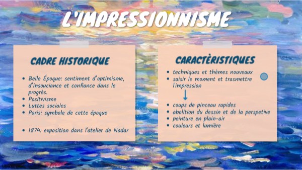 l'Impressionnisme | Genially