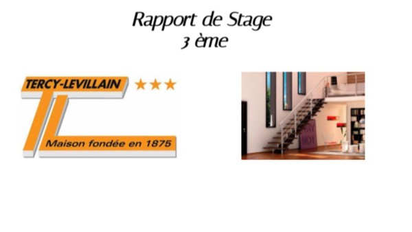 Rapport de Stage 3 ème | Genially