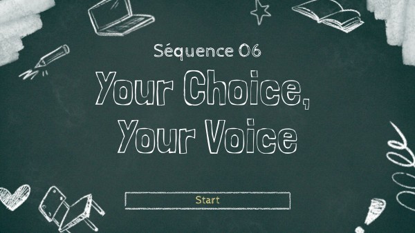 Your Choice, Your Voice | Genially