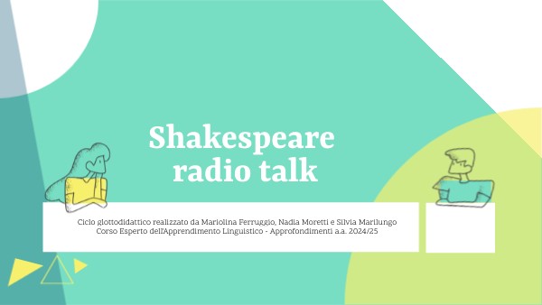 Shakespeare radio talk | Genially