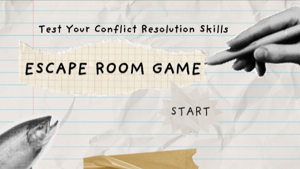 Conflict Resolution Game | Genially