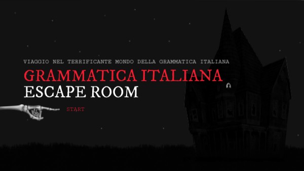 Grammatica italiana Escape room II | Genially