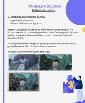 TRABALHO DO JOGO | Genially