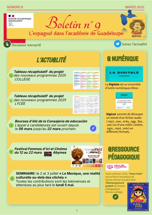 Boletín 9 | Genially