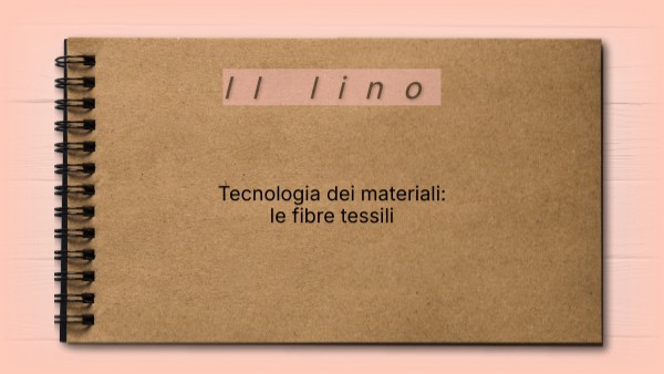 Il lino | Genially