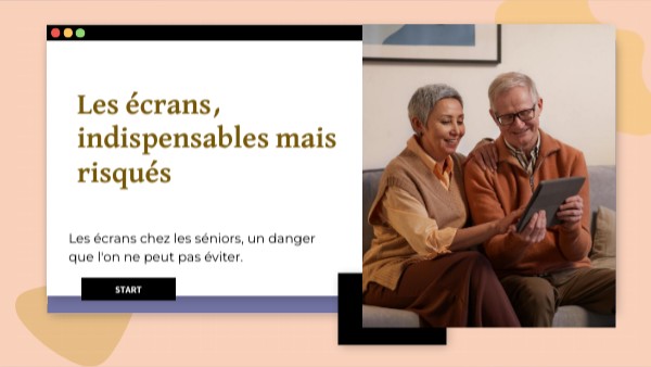 Les écrans, indispensables mais risqués | Genially