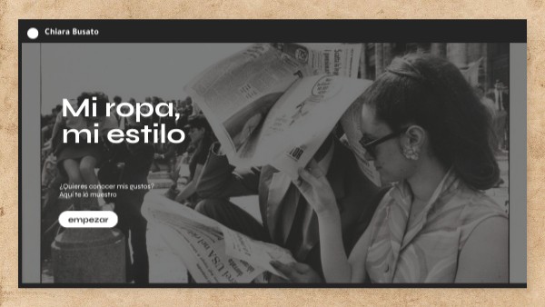 Mi ropa, mi estilo | Genially