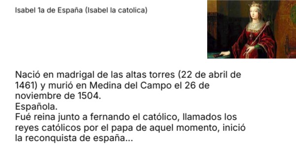 Isabel 1a de España (Isabel la catolica) | Genially