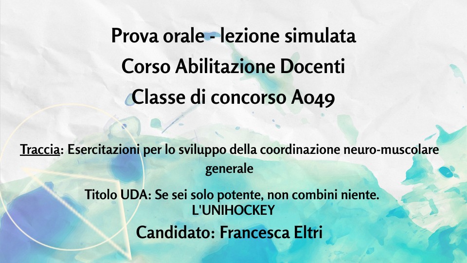 Lezione simulata A049 | Genially