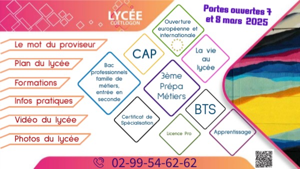 Lycée Coetlogon 2025 | Genially