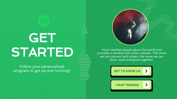 Spotify Page | Genially