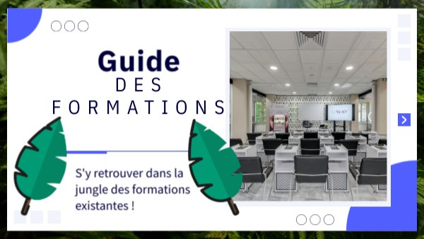 guide des formations | Genially