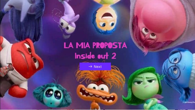 LA MIA PROPOSTA Inside out 2 | Genially