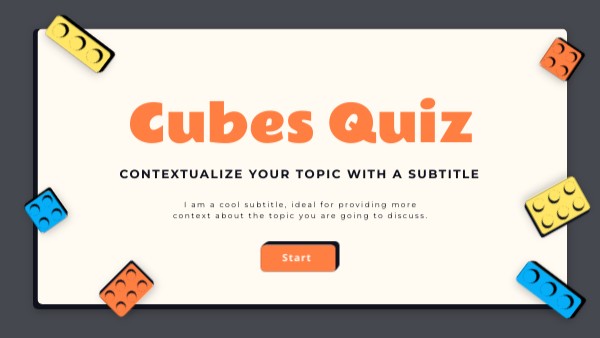 Quiz Cubes | Genially