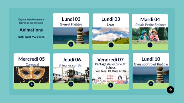 Programme du 03 au 31 Mars 2025 | Genially