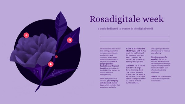 Rosadigitale week | Genially