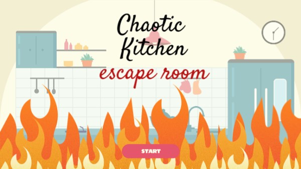 Chaotic Kitchen escape room | Genially