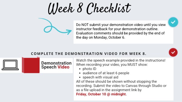 Module 7 Checklist | Genially