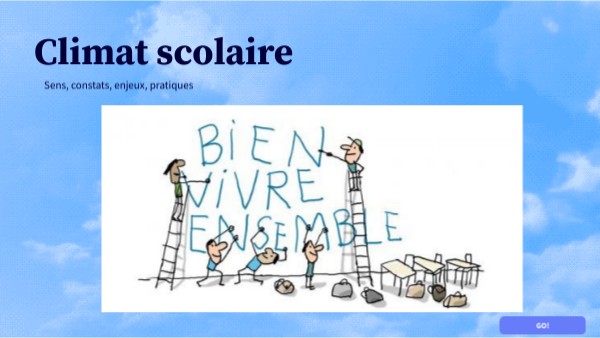 Climat scolaire | Genially