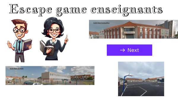 Escape game enseignants Calais | Genially