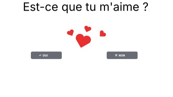 Est-ce que tu m'aime ? | Genially