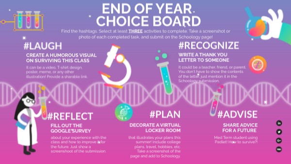 2025 End of Year Choice Board | Genially