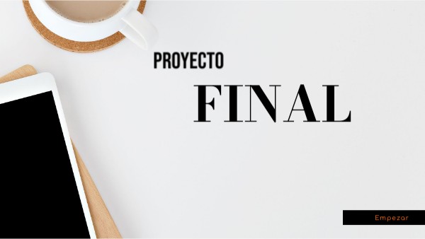 proyecto final | Genially