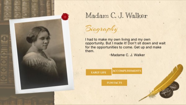 Madam C. J. Walker | Genially